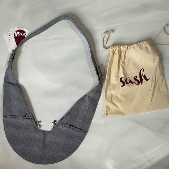 Sash | Bags | Sash Crossbody Original Travel Bag Nwt Gray Manmade ...